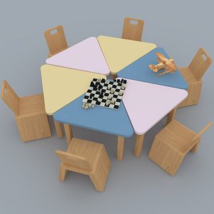 Children'S Table 3D Models for Download | TurboSquid