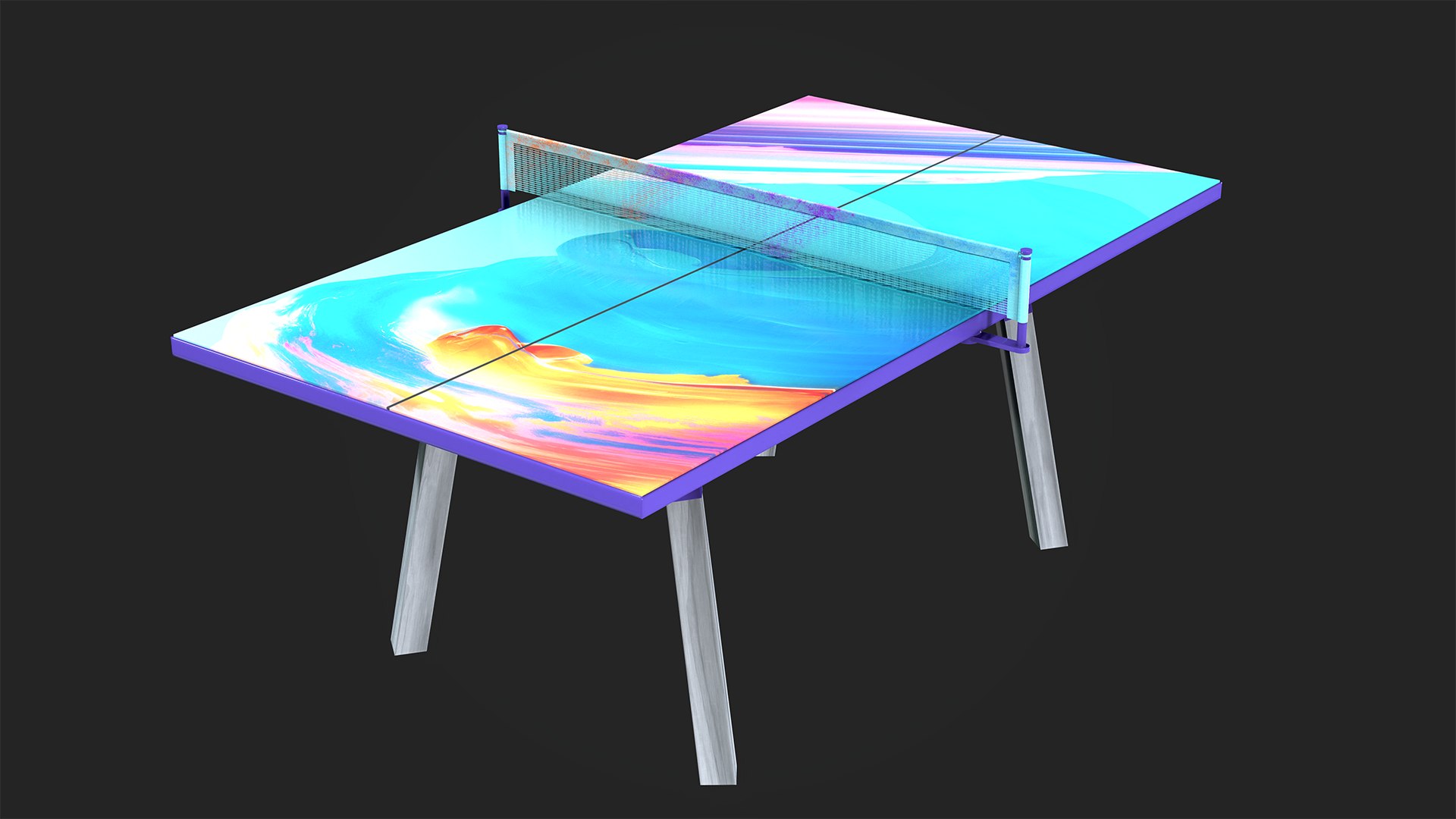 3D Tennis Table - TurboSquid 1810512