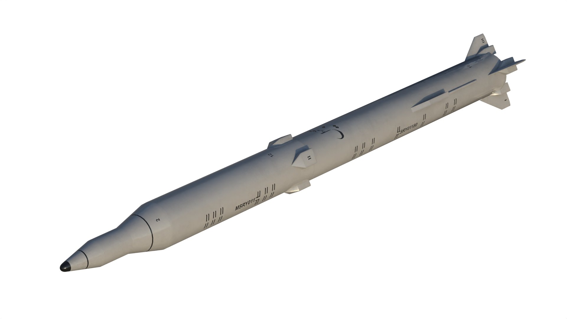 3D Sejjil Iranian Ballistic Missile - TurboSquid 2423629