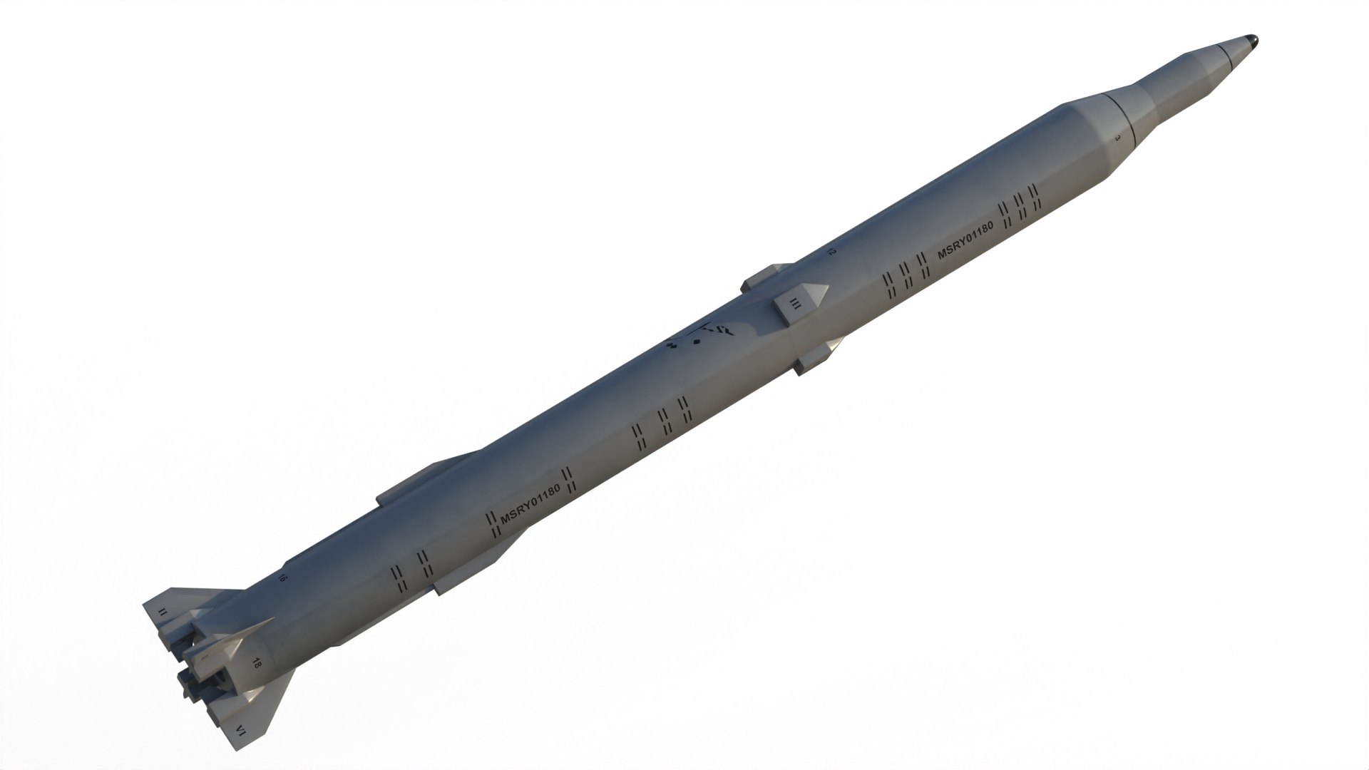 3D Sejjil Iranian Ballistic Missile - TurboSquid 2423629