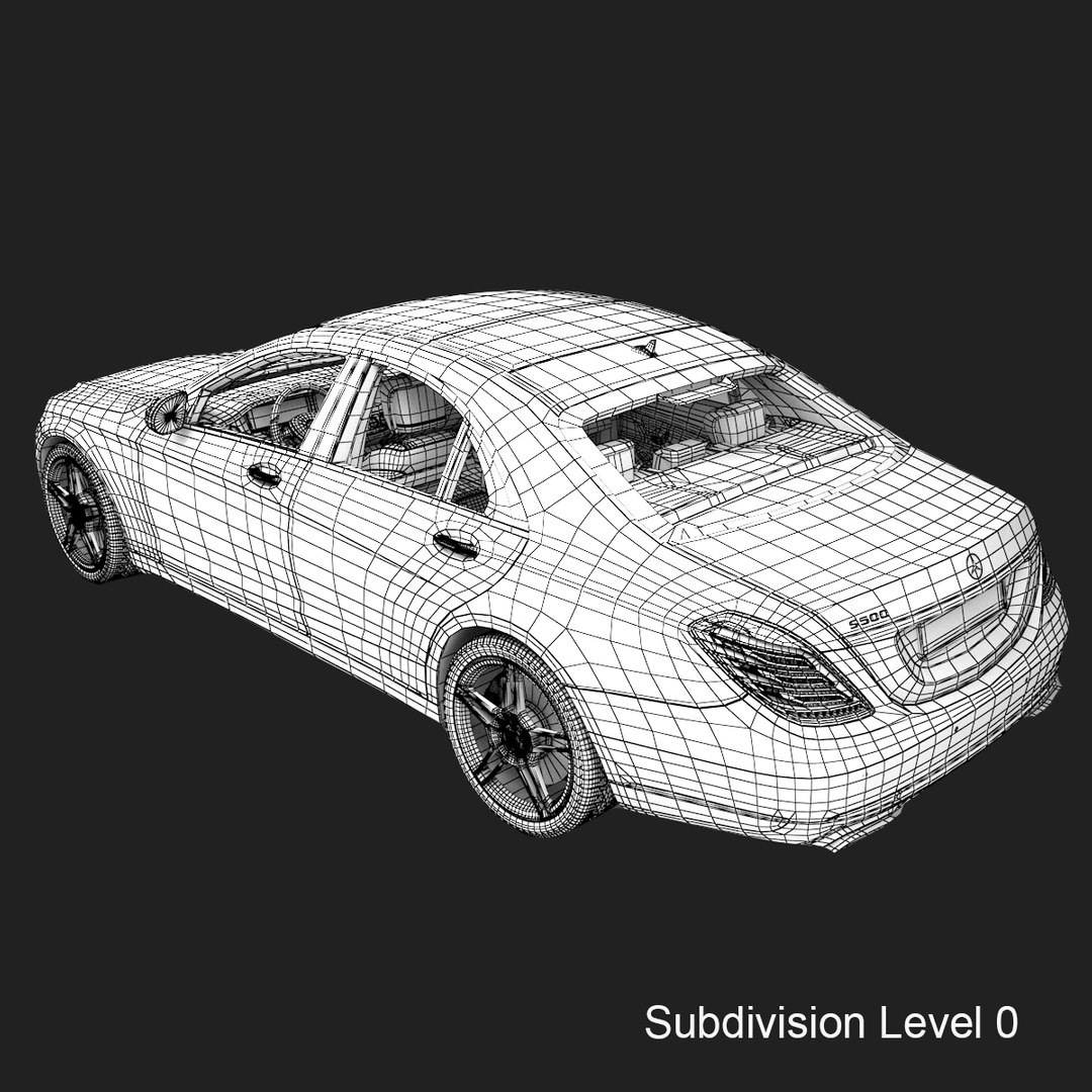 3d mercedes benz s-class 2015