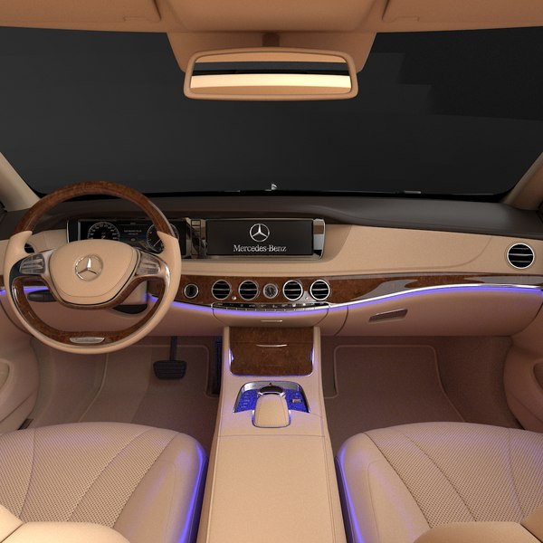 3d mercedes benz s-class 2015
