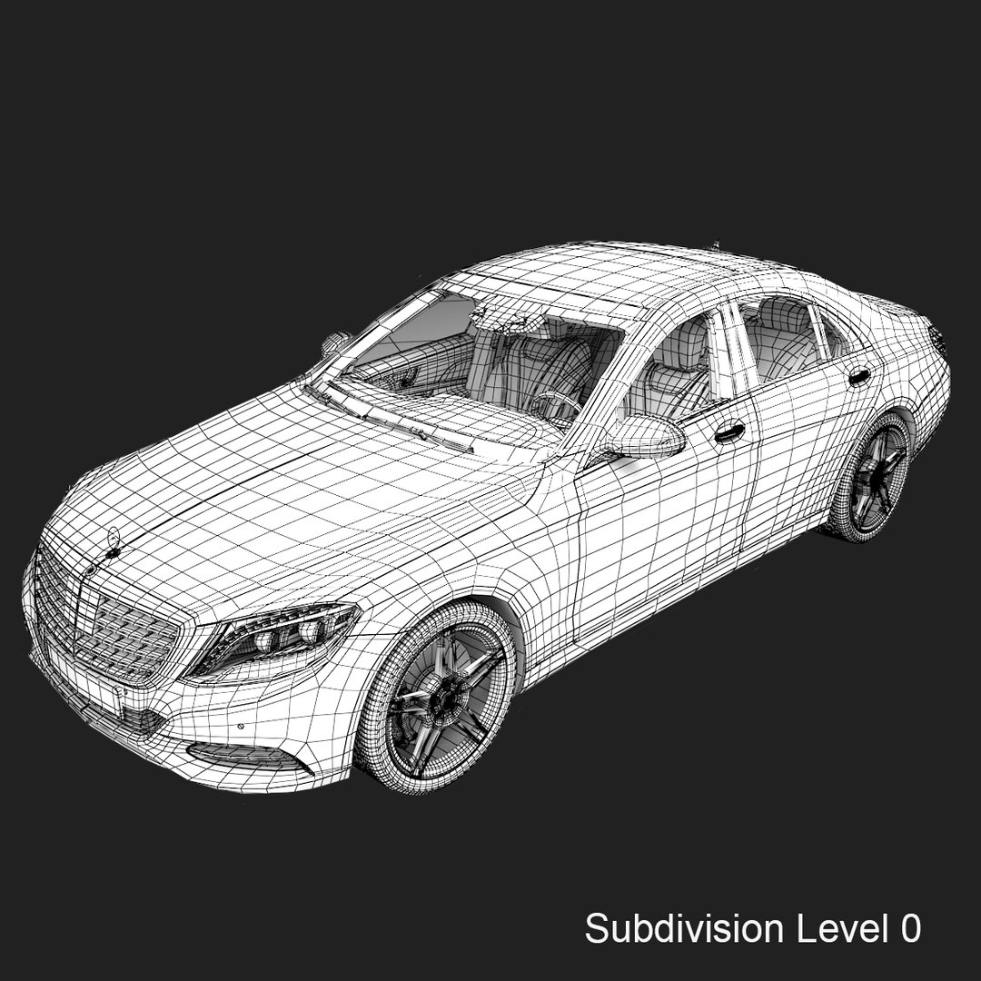 3d mercedes benz s-class 2015