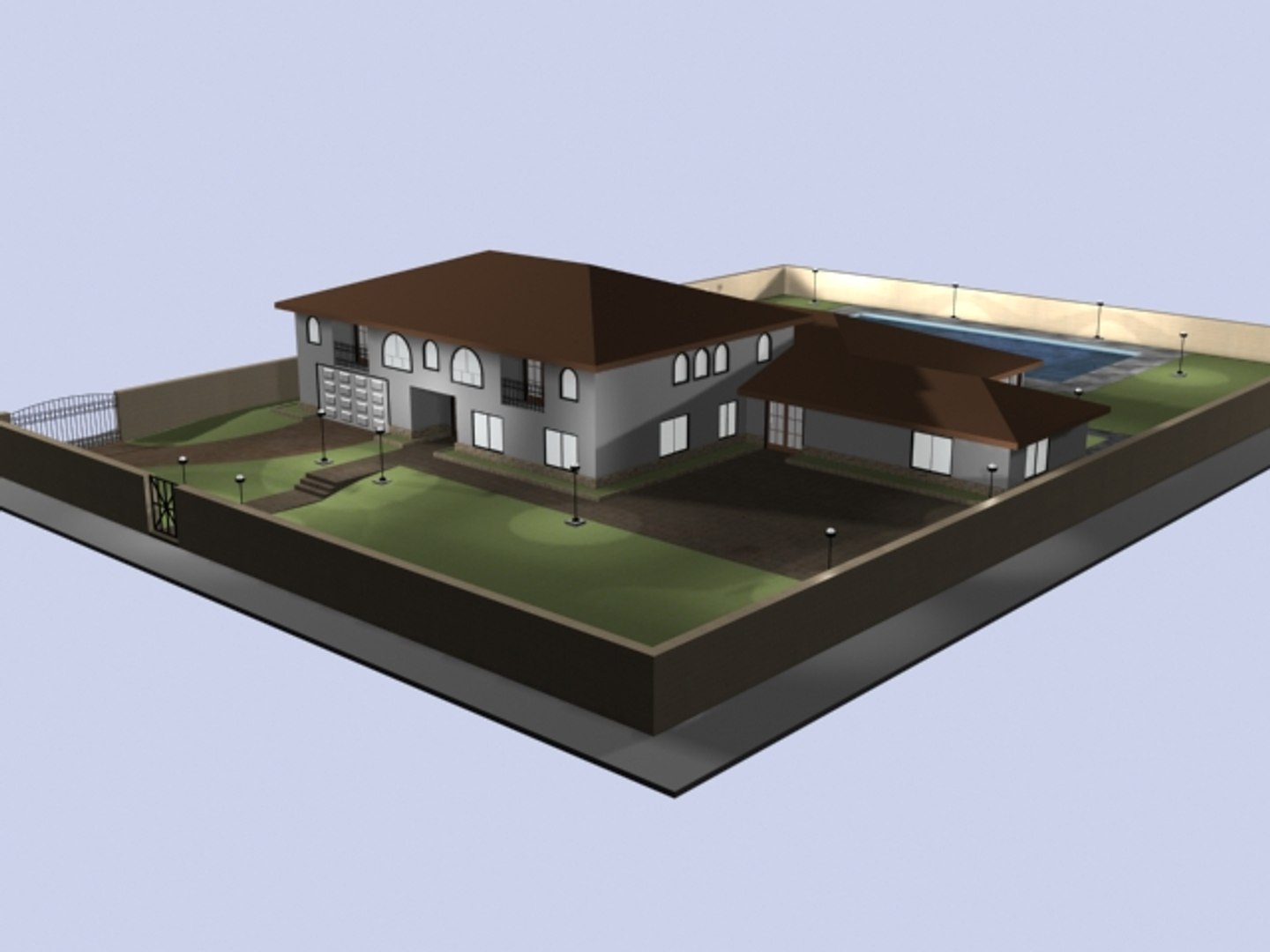 Property House 3d Max