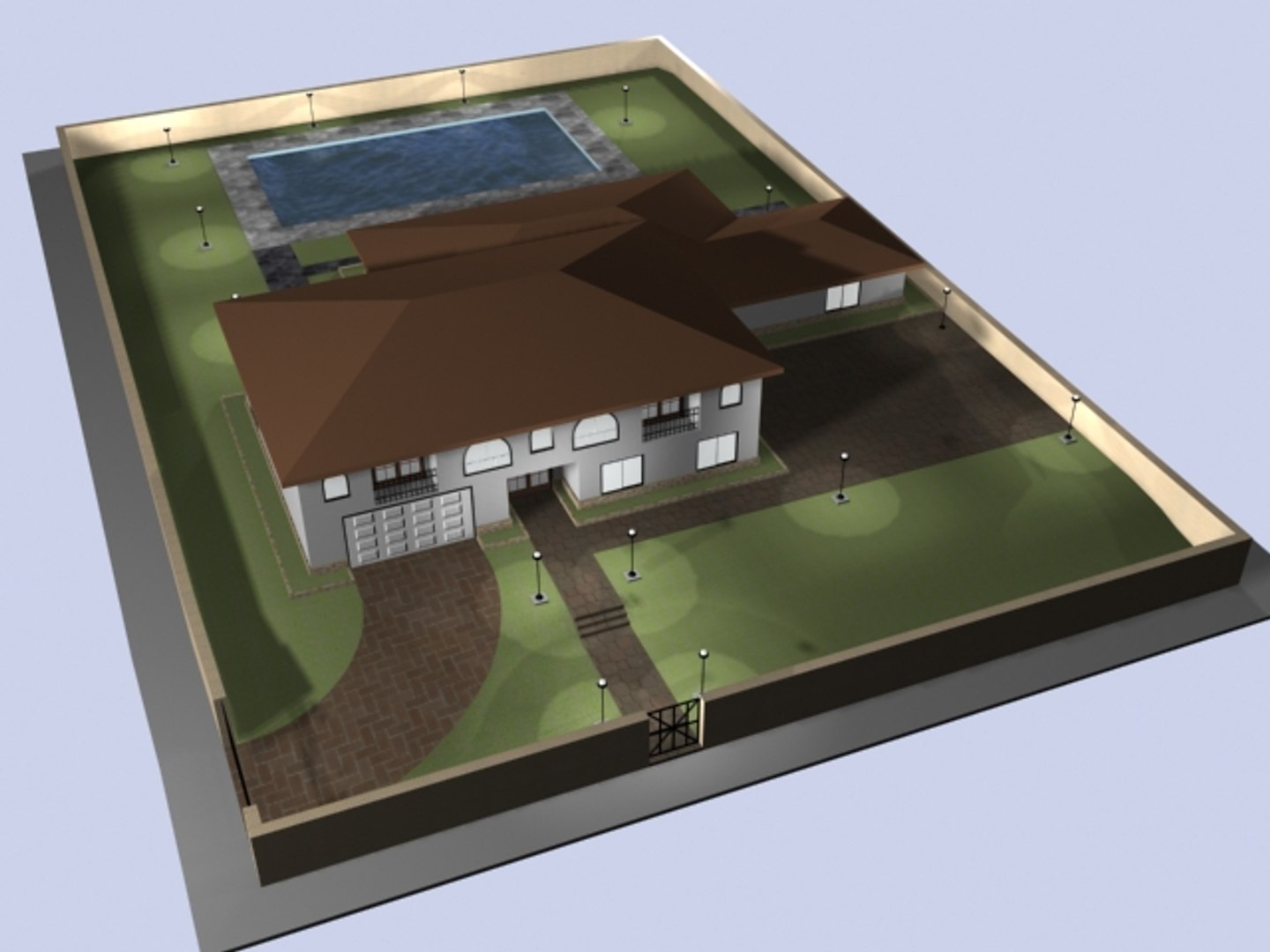 Property House 3d Max