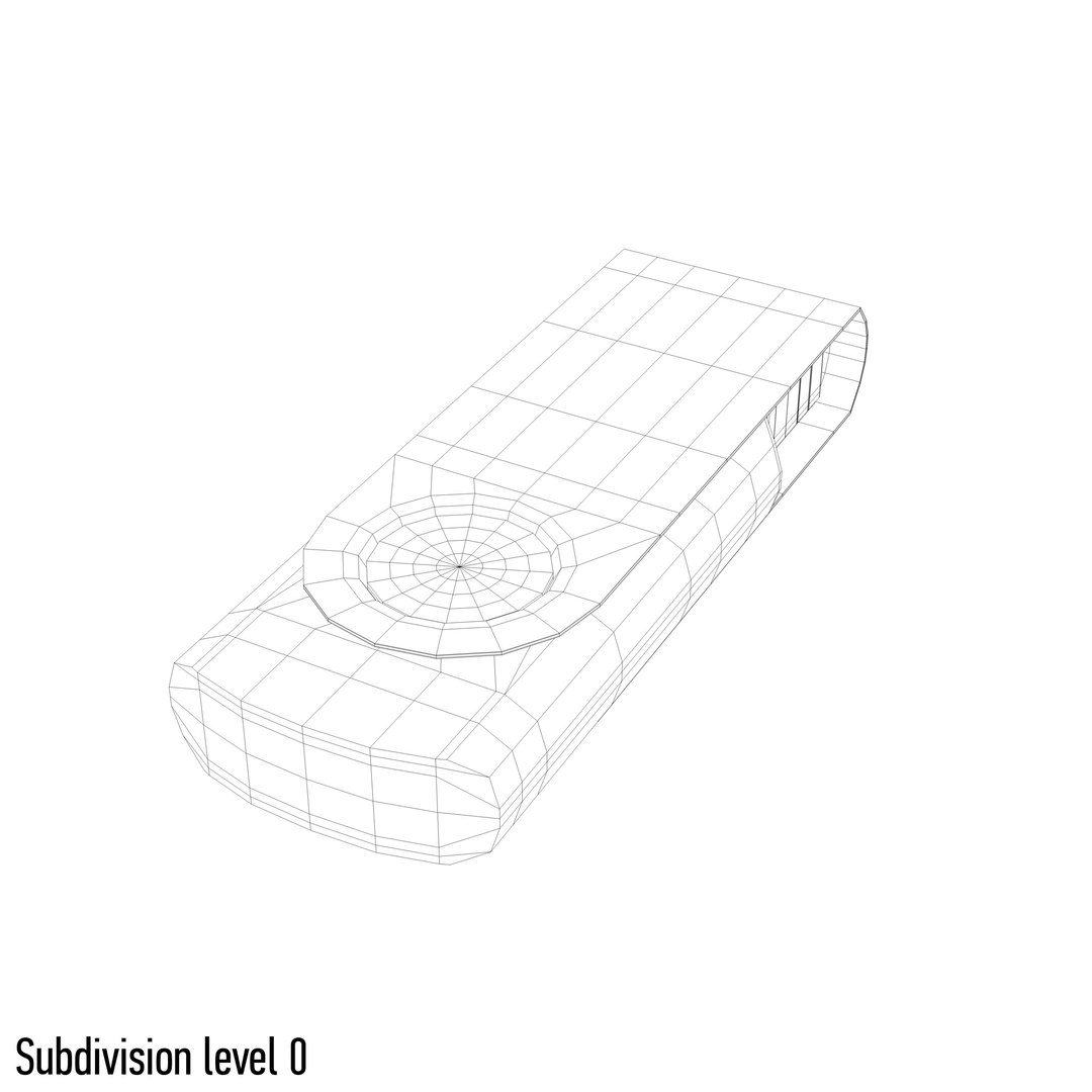 3d Model Usb Flash Drive
