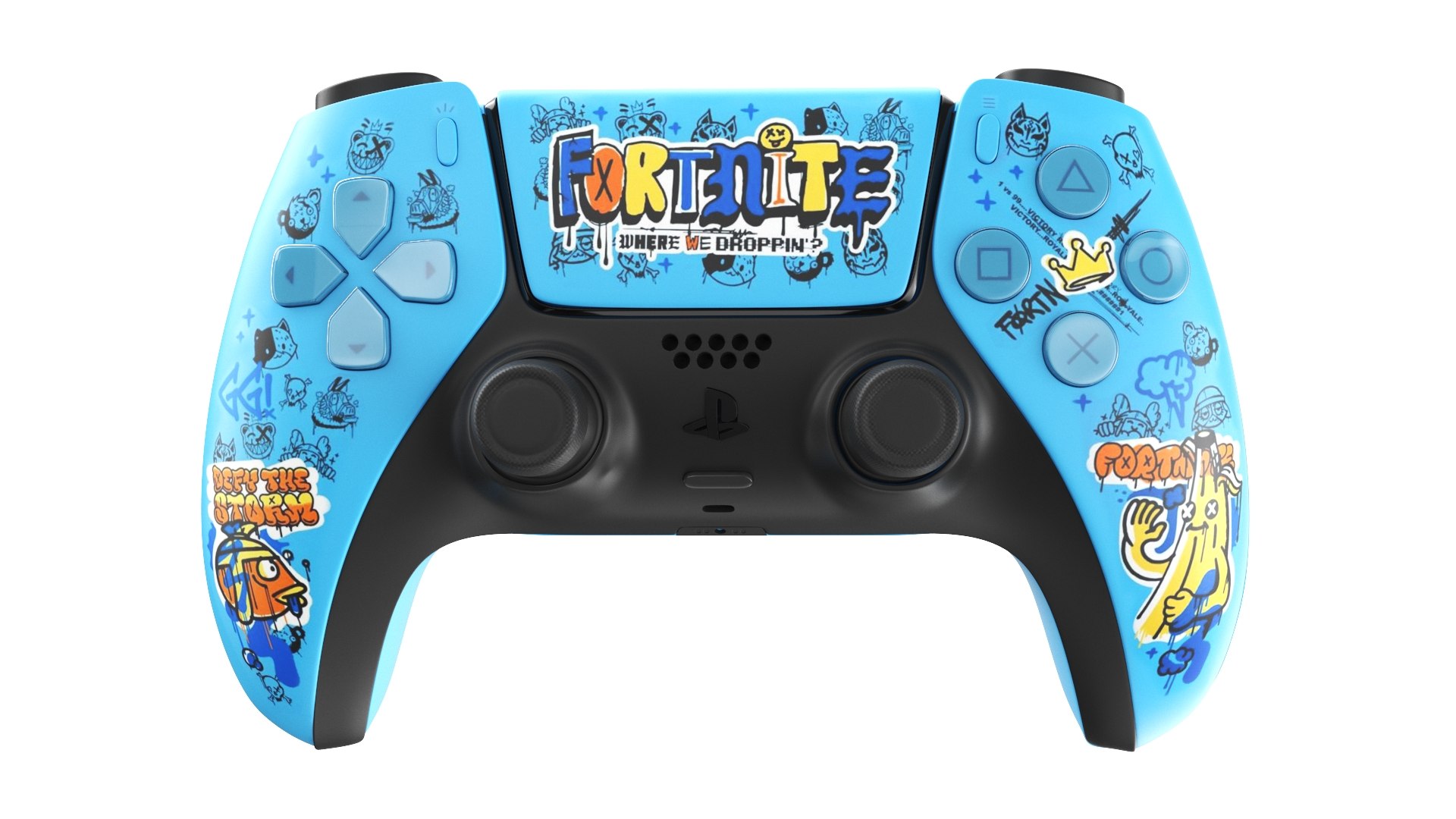 Detailed Fortnite Dualsense Controller 3D Model - TurboSquid 2326725