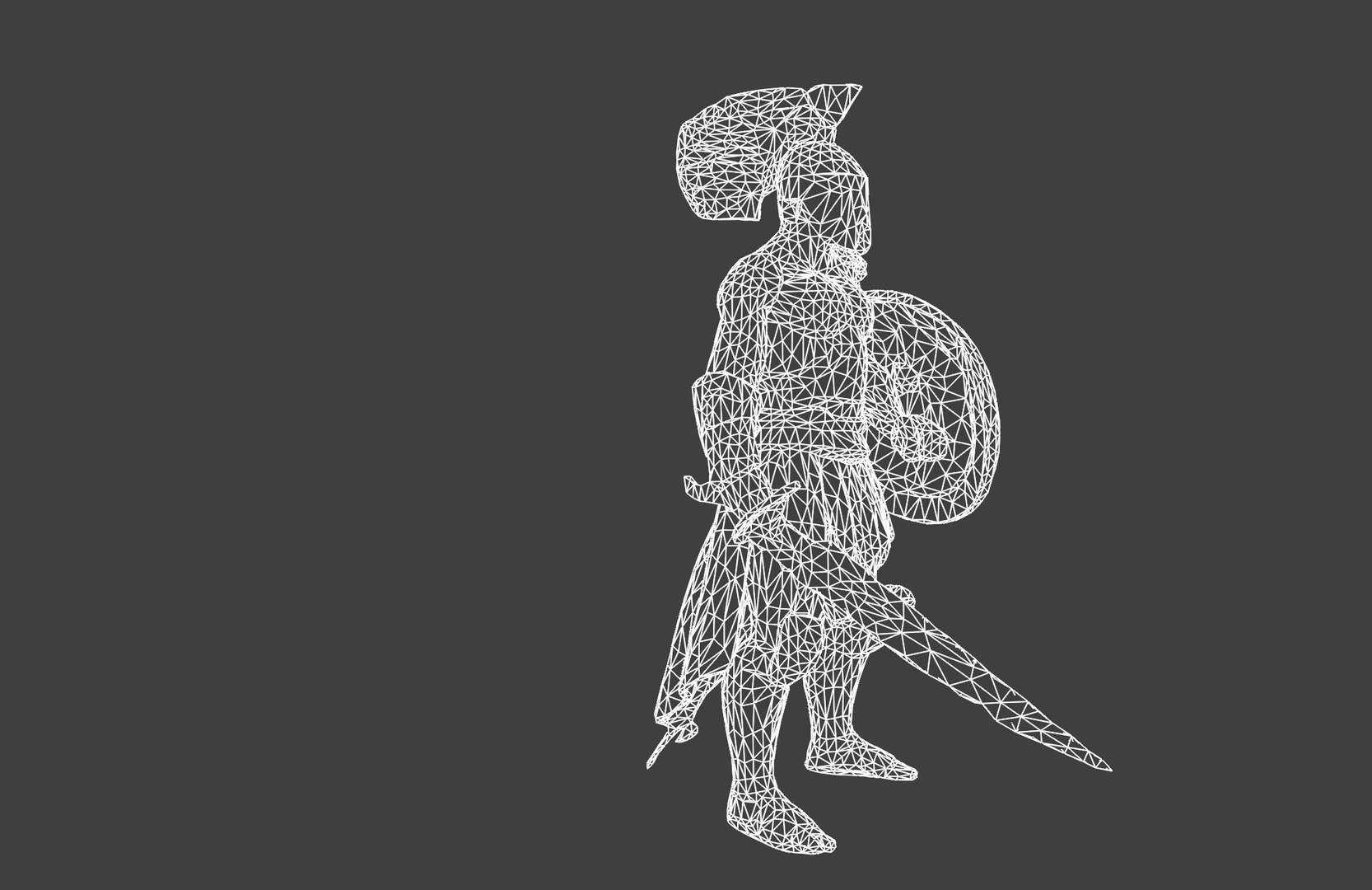 Spartan Warrior 3D Character Model 3D Model - TurboSquid 2330889