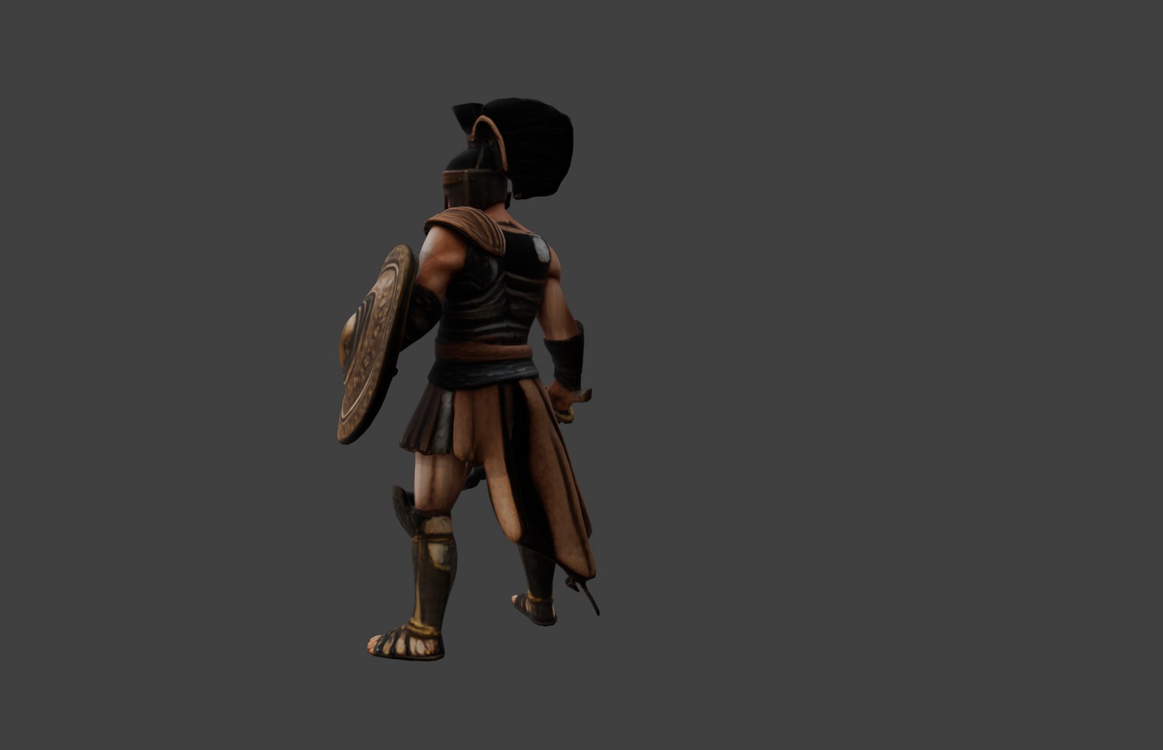 Spartan Warrior 3D Character Model 3D Model - TurboSquid 2330889
