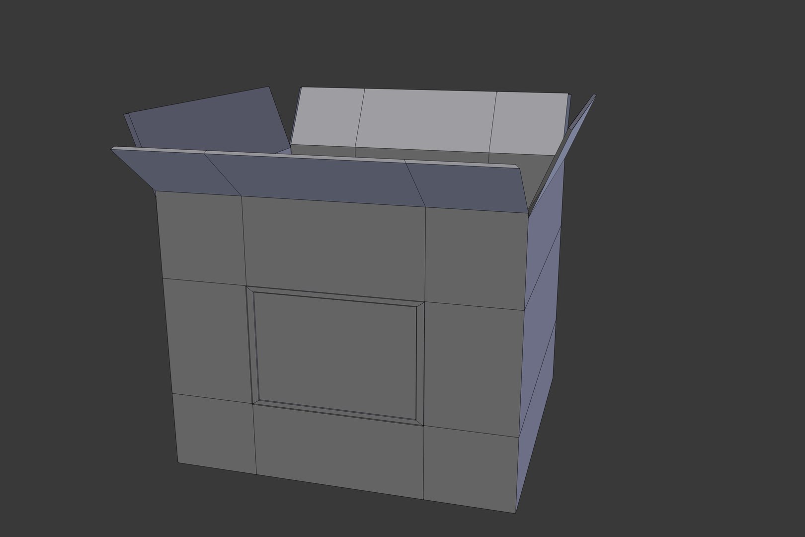 3d Model Of Box