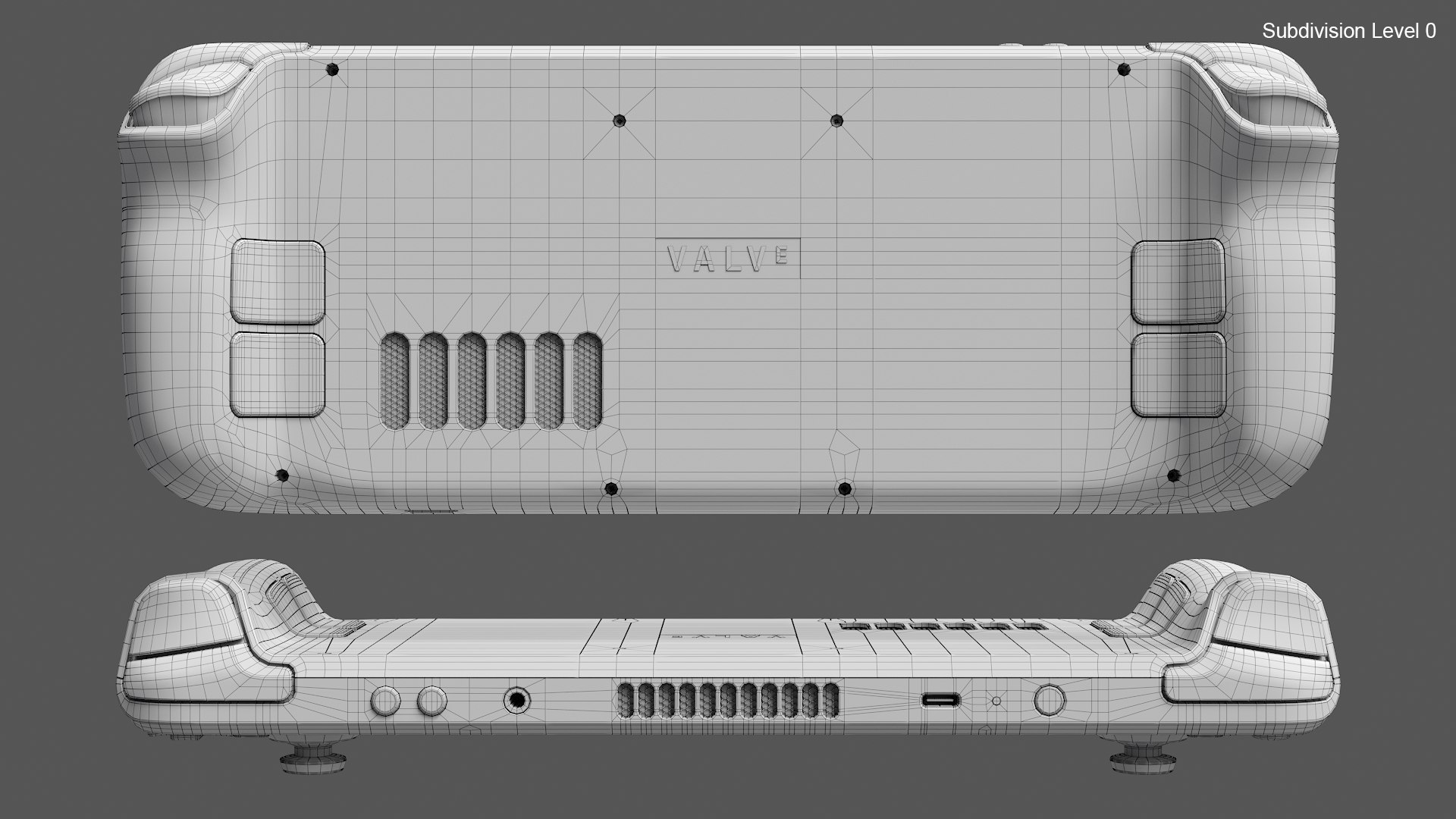 Valve Steam Deck 3D Model - TurboSquid 1765336
