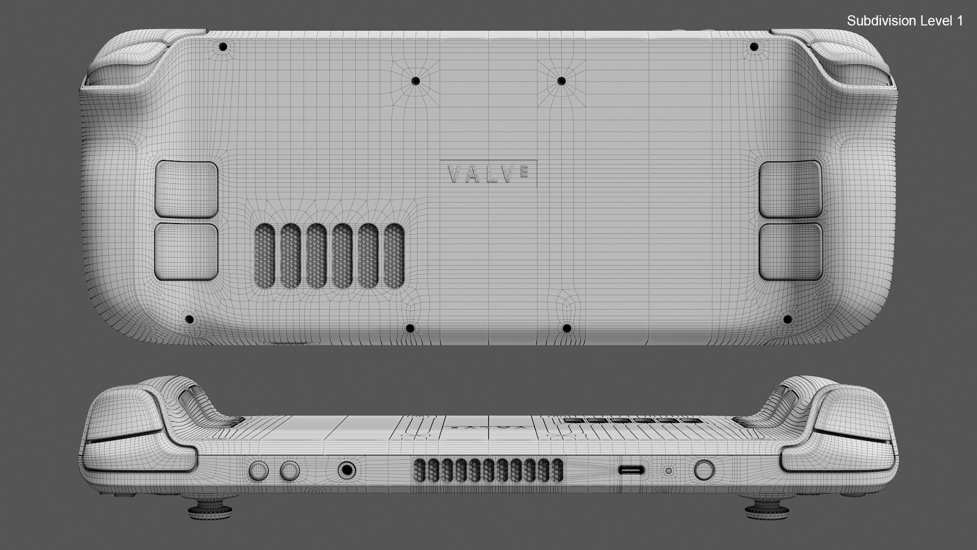 Valve Steam Deck 3D Model - TurboSquid 1765336