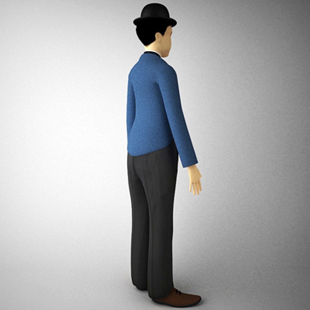 3d Model Chaplin Charlie