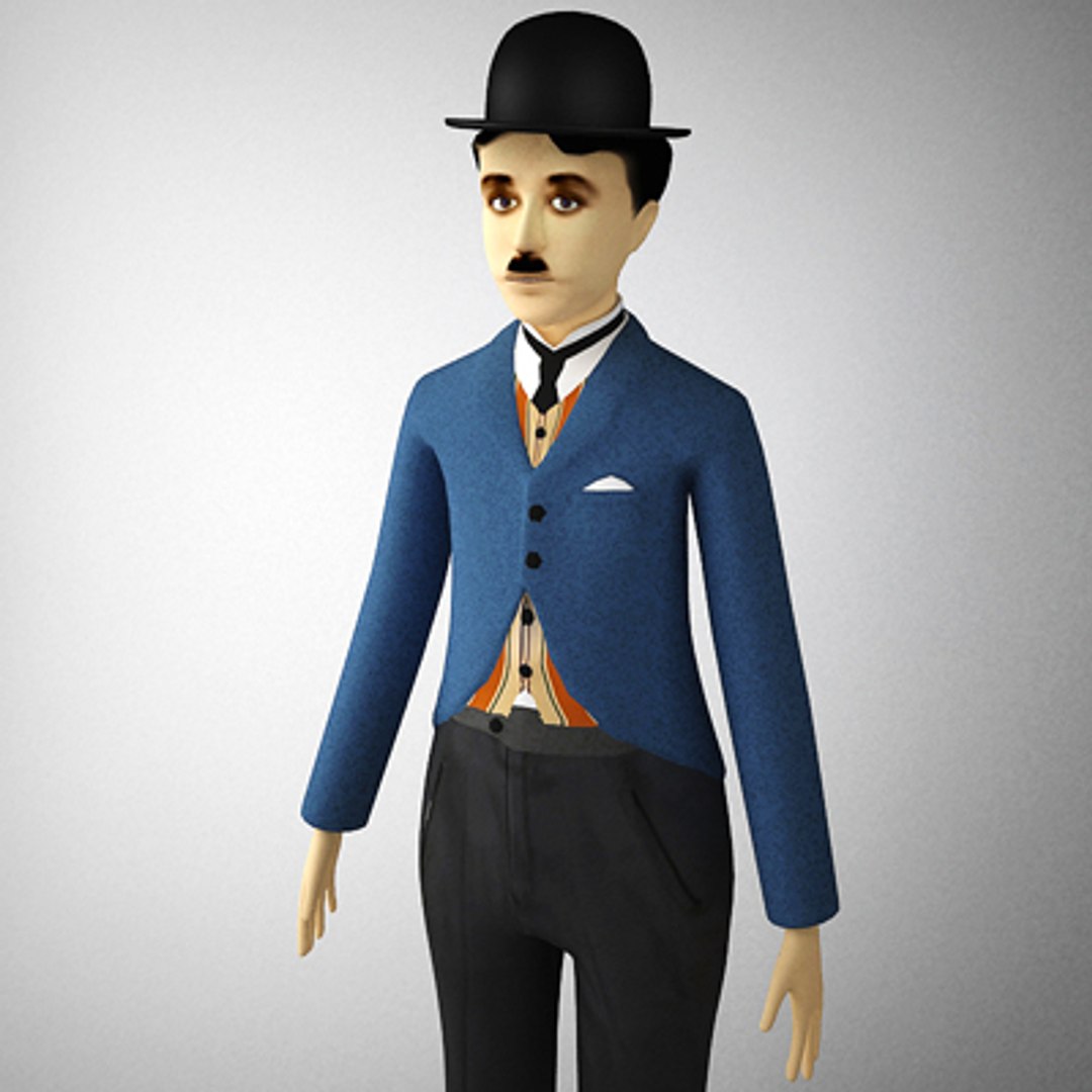 3d Model Chaplin Charlie