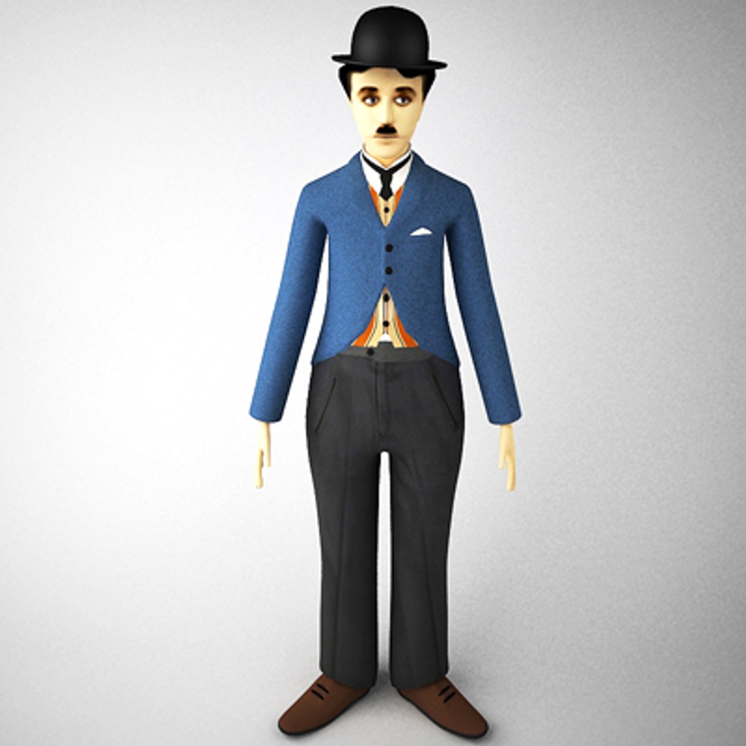 3d Model Chaplin Charlie