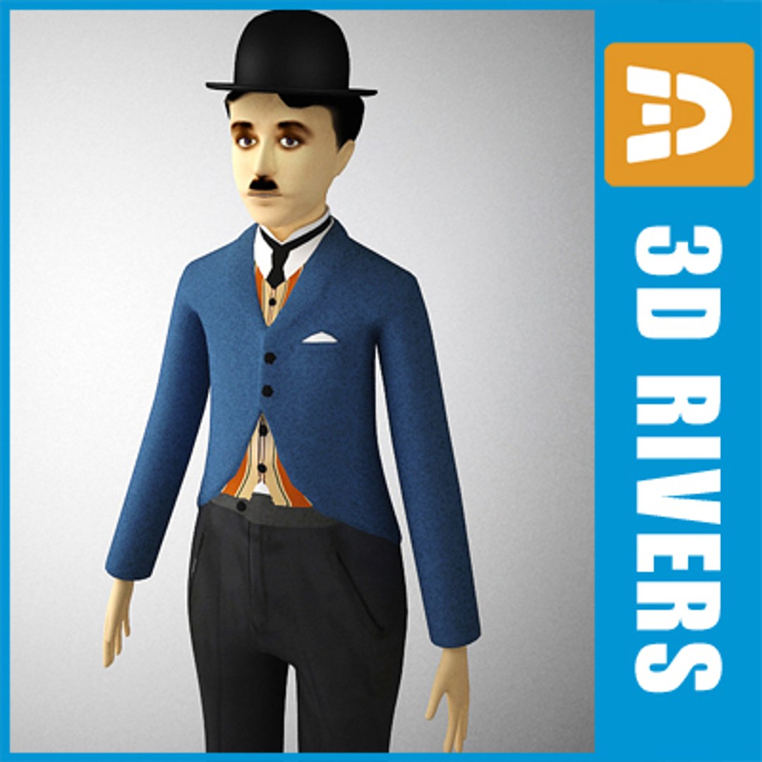 3d Model Chaplin Charlie