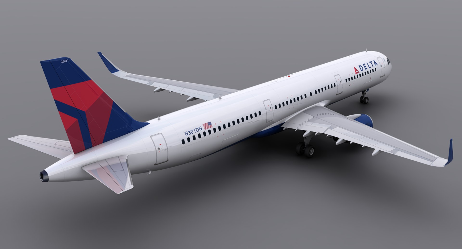 3d A321 Delta