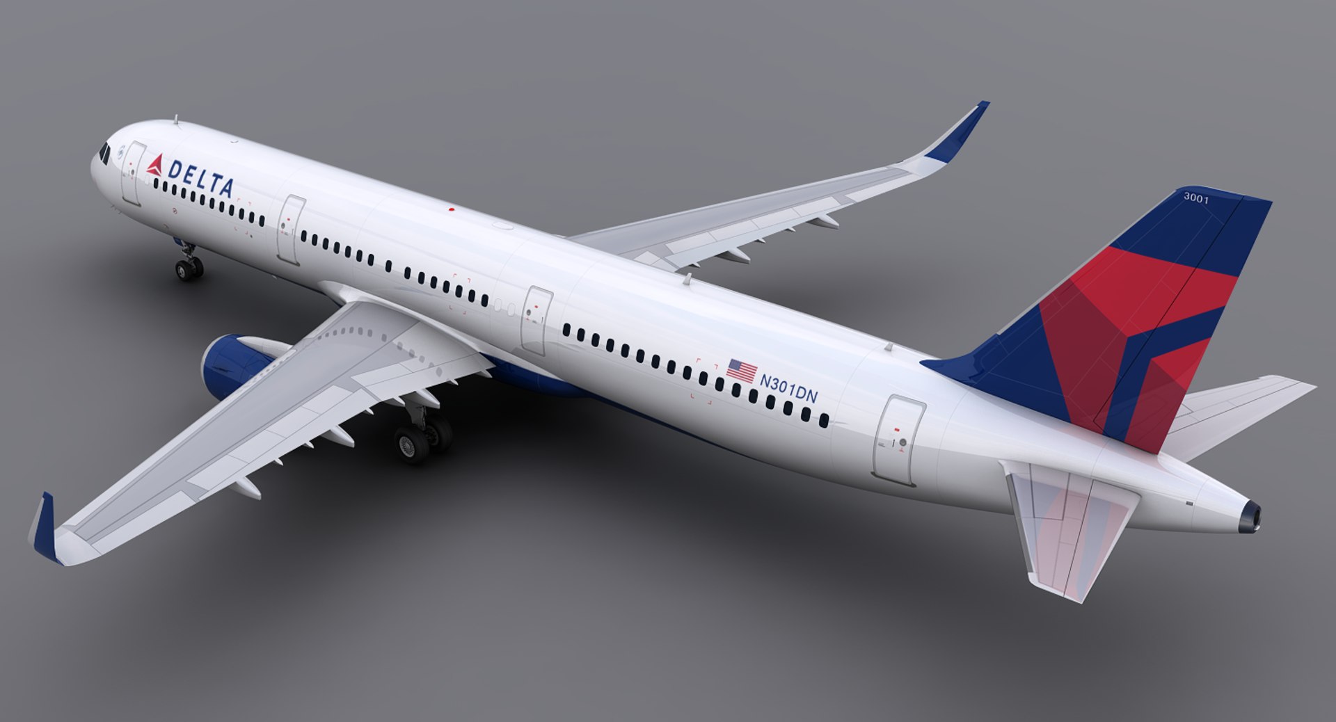3d A321 Delta