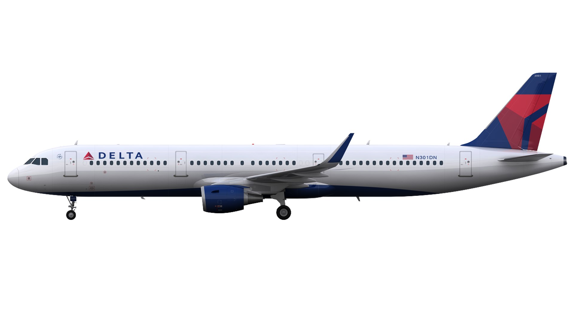 3d A321 Delta