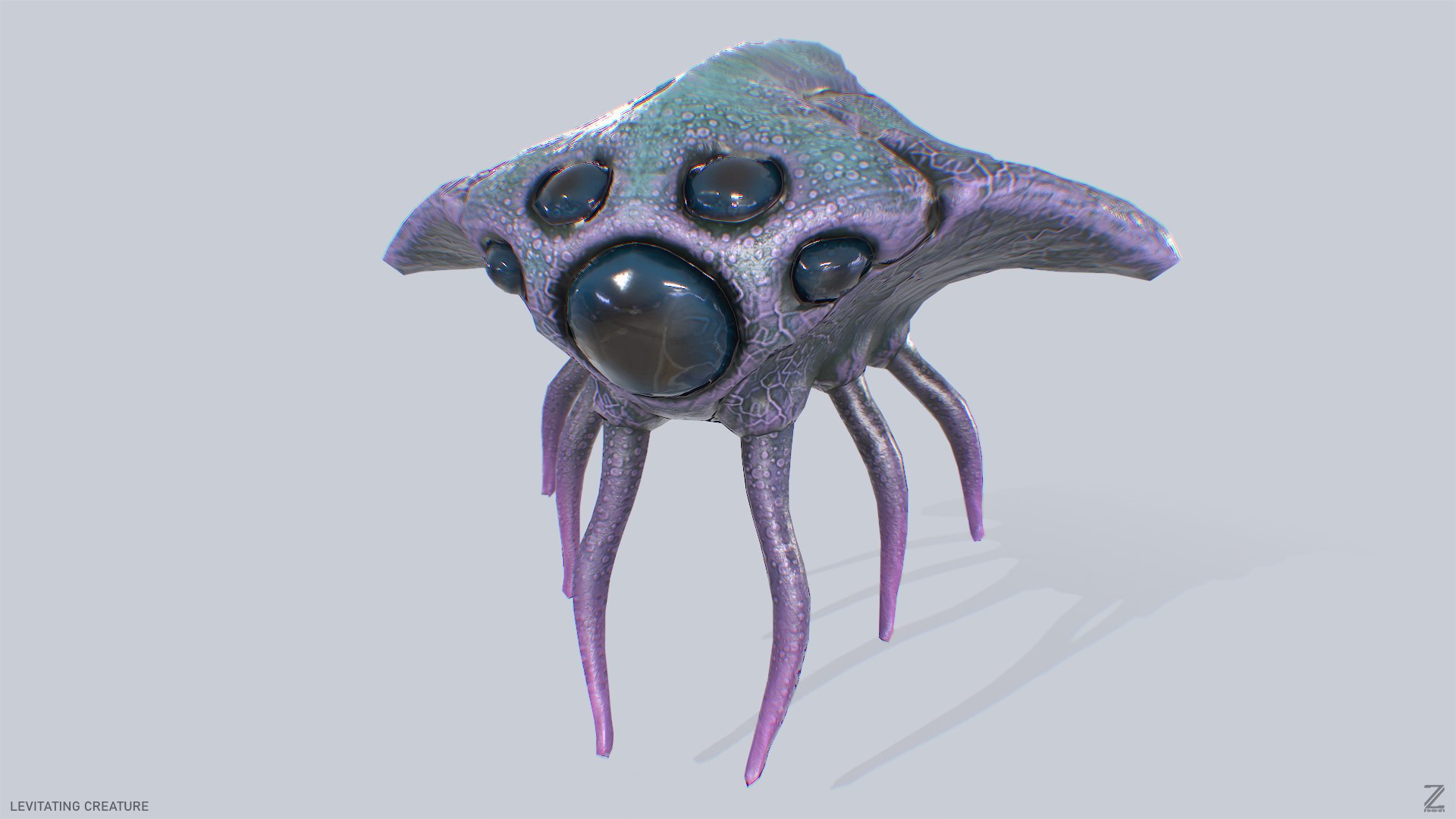 3D Levitating Creature Model - TurboSquid 2408188