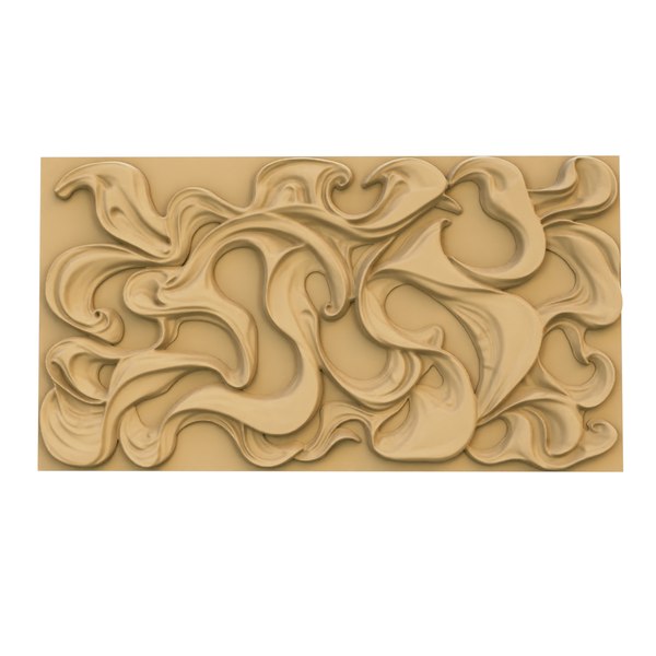 modelo 3d Conjunto de decoración de pared con paneles modernos Mural de ...
