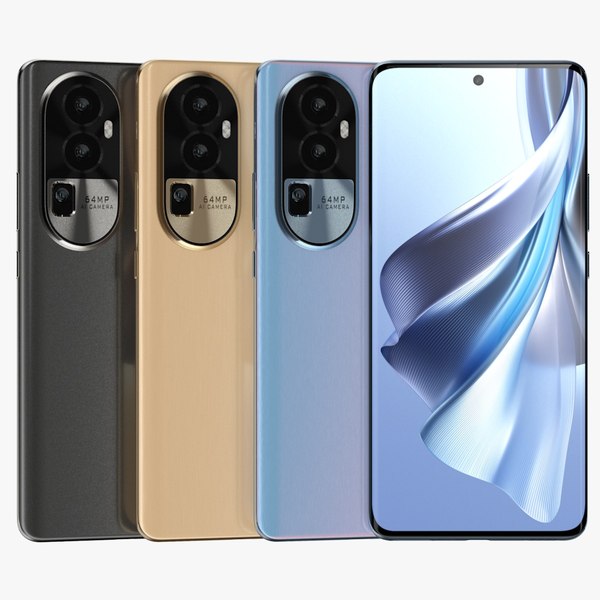 modelo 3d OPPO Reno 10 All Colors - TurboSquid 2075985