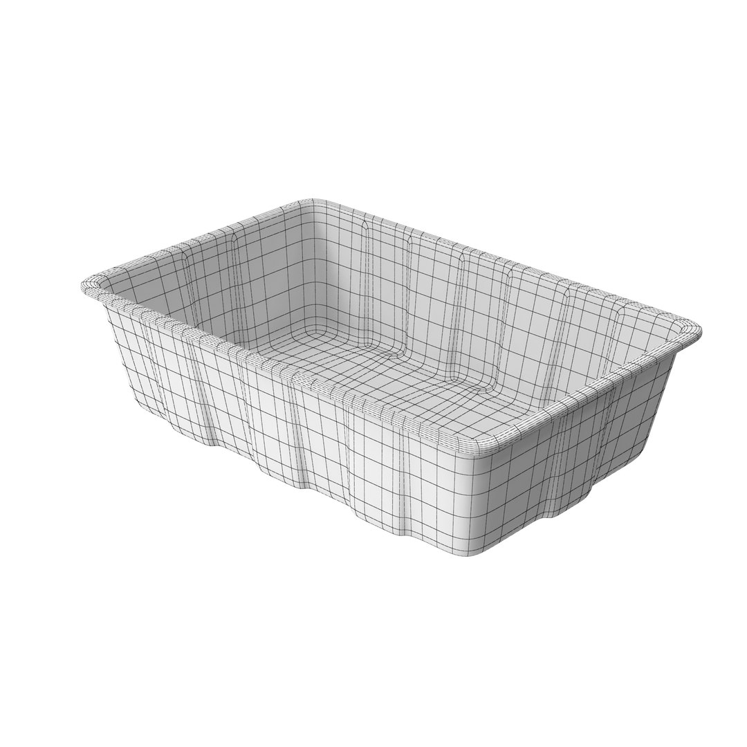 3D White Food Package model - TurboSquid 2181106