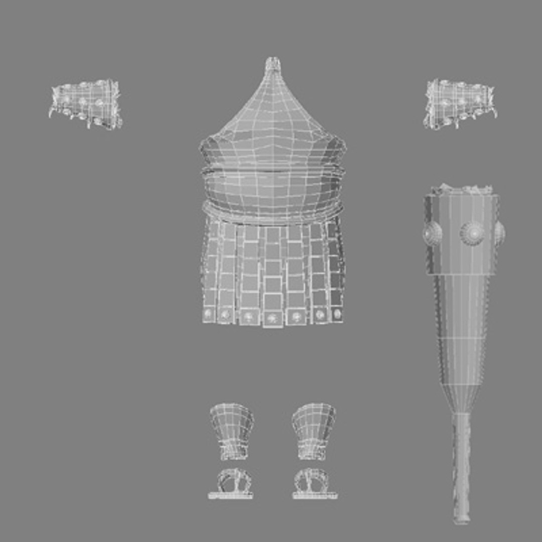3d Obj Ogog Armor