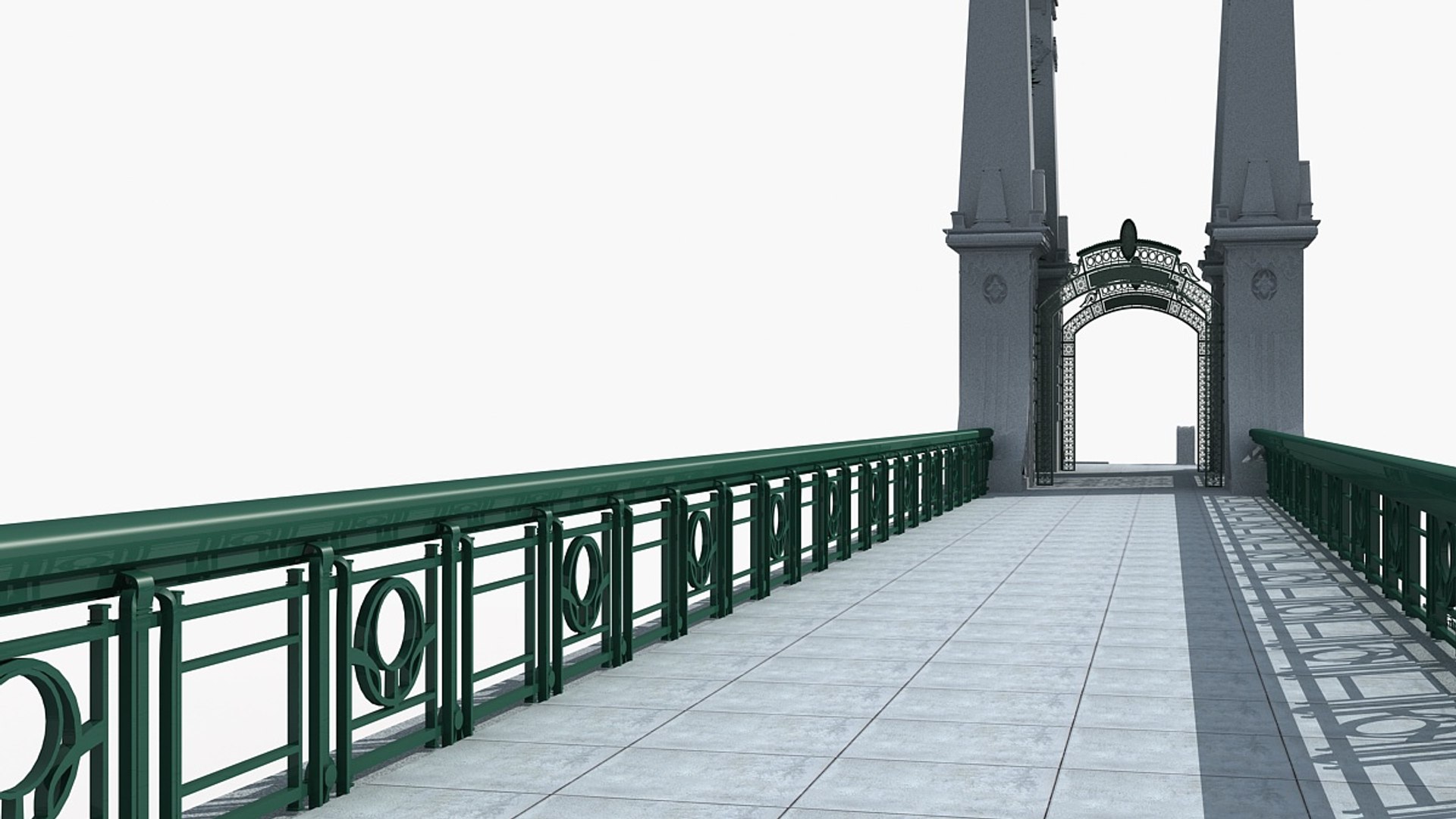 3D European Style Bridge model - TurboSquid 2085186