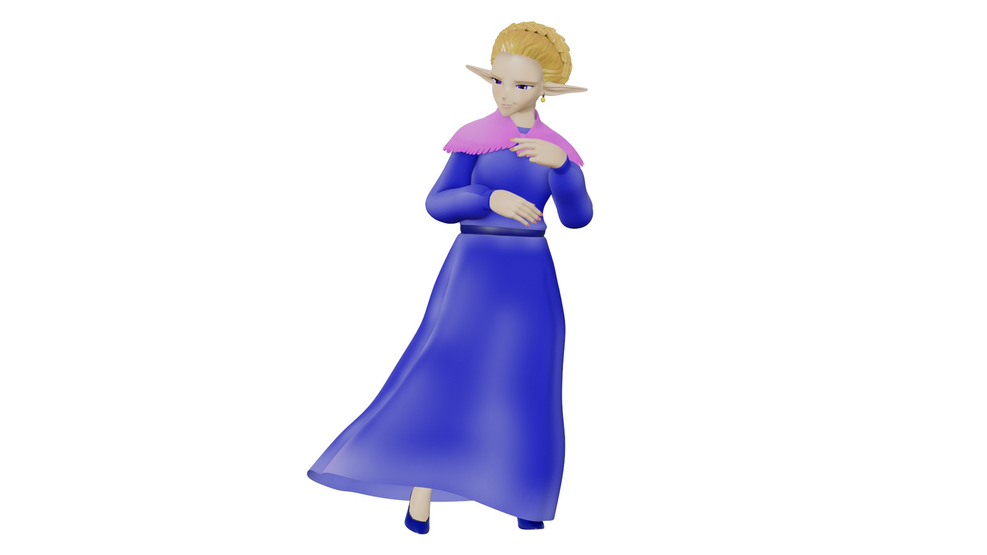 Hyrulian Woman 3D Model - TurboSquid 2148266