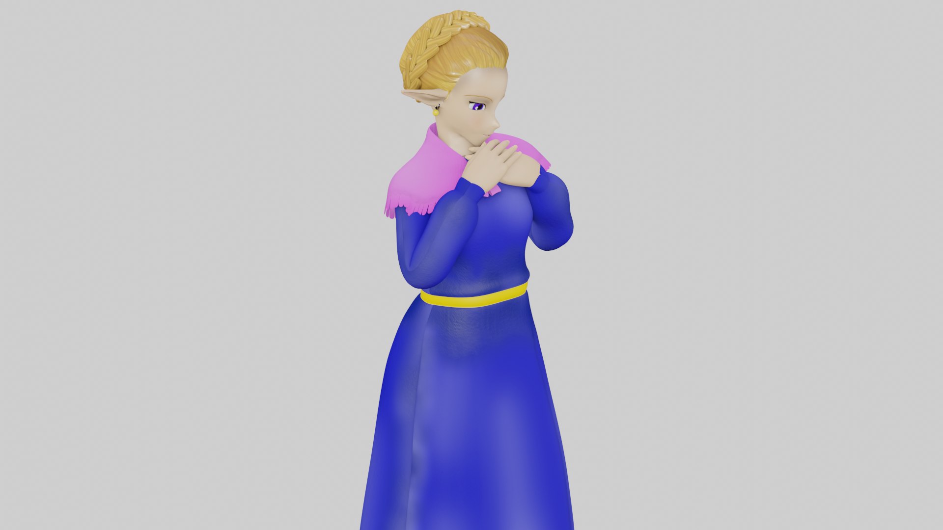Hyrulian Woman 3D Model - TurboSquid 2148266
