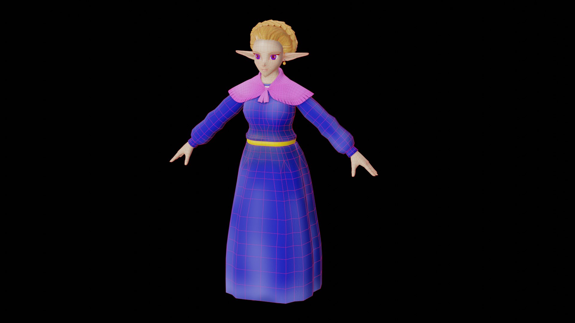 Hyrulian Woman 3D Model - TurboSquid 2148266