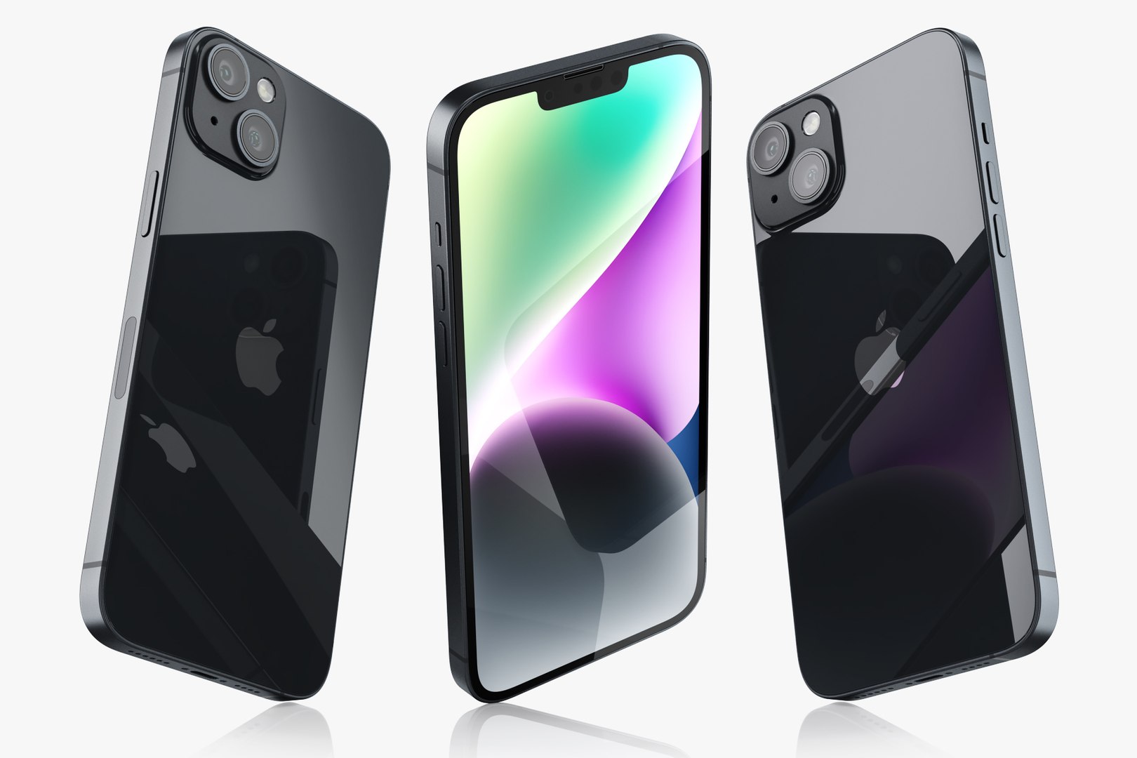 IPhone 14 Plus Black Model - TurboSquid 1957770