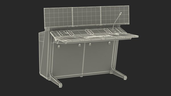 modelo 3d Consola de la sala de control - TurboSquid 2092943