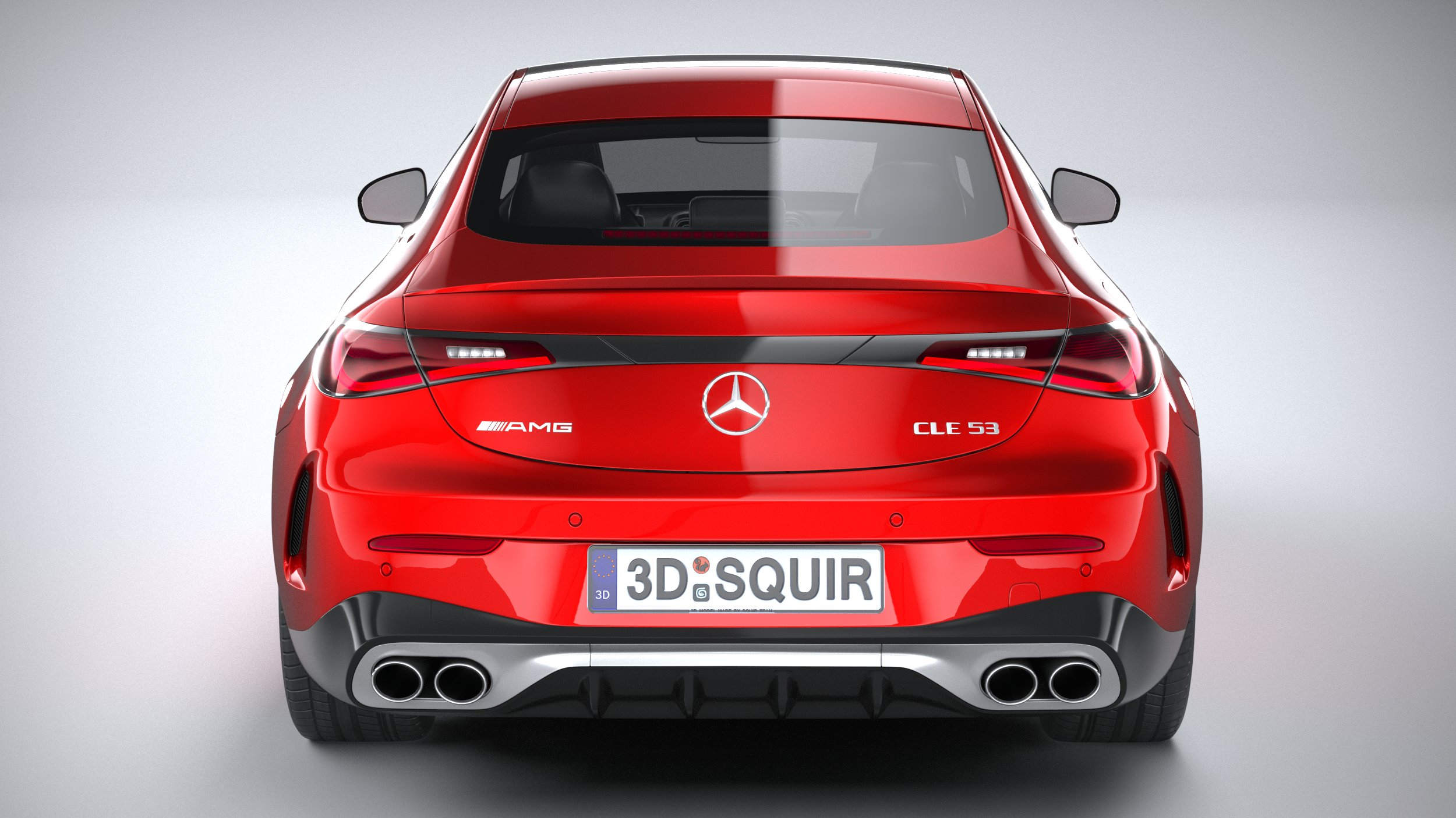 modelo 3d Mercedes-Benz CLE53 AMG Coupé 2025 - TurboSquid 2229393