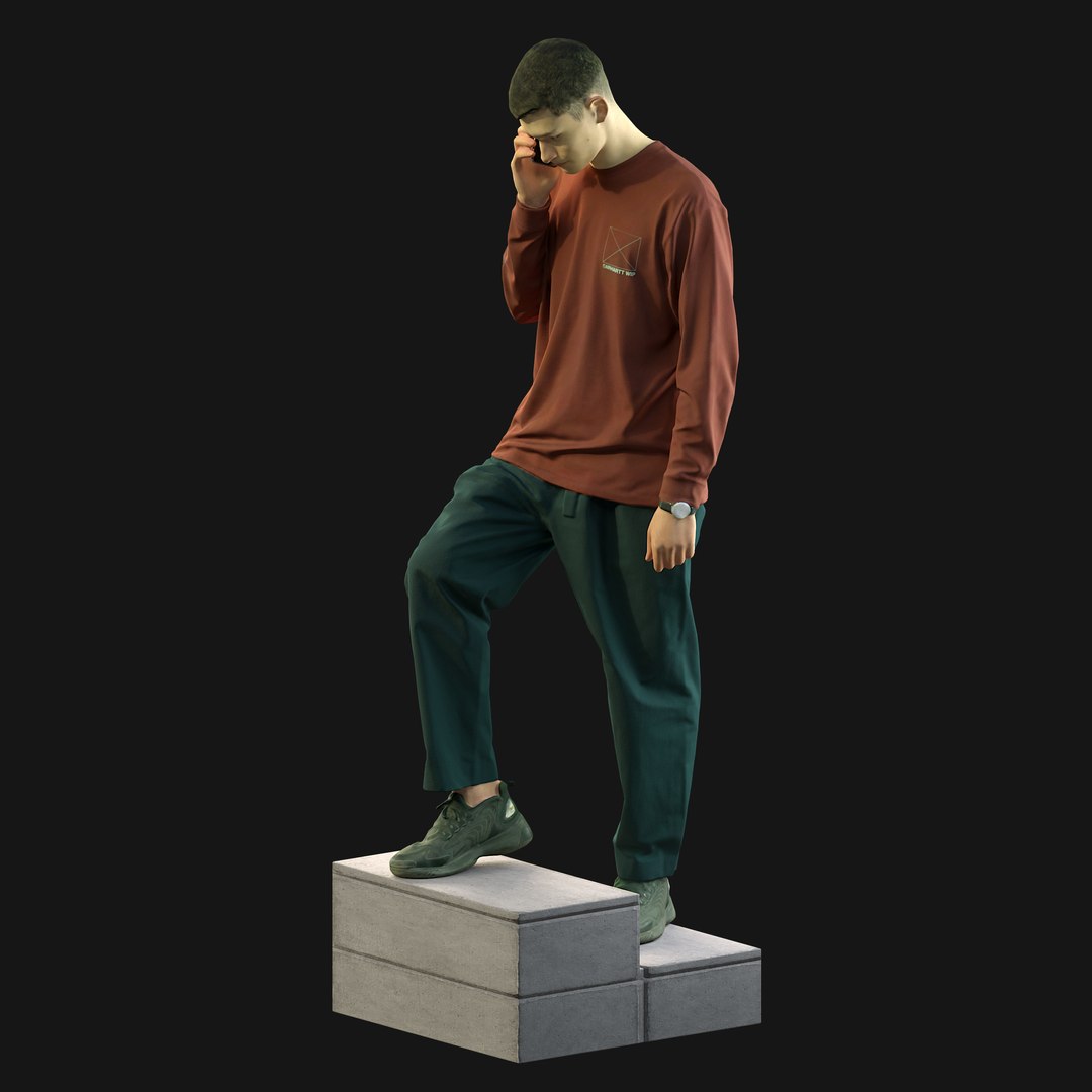 People man human 3D model - TurboSquid 1410505