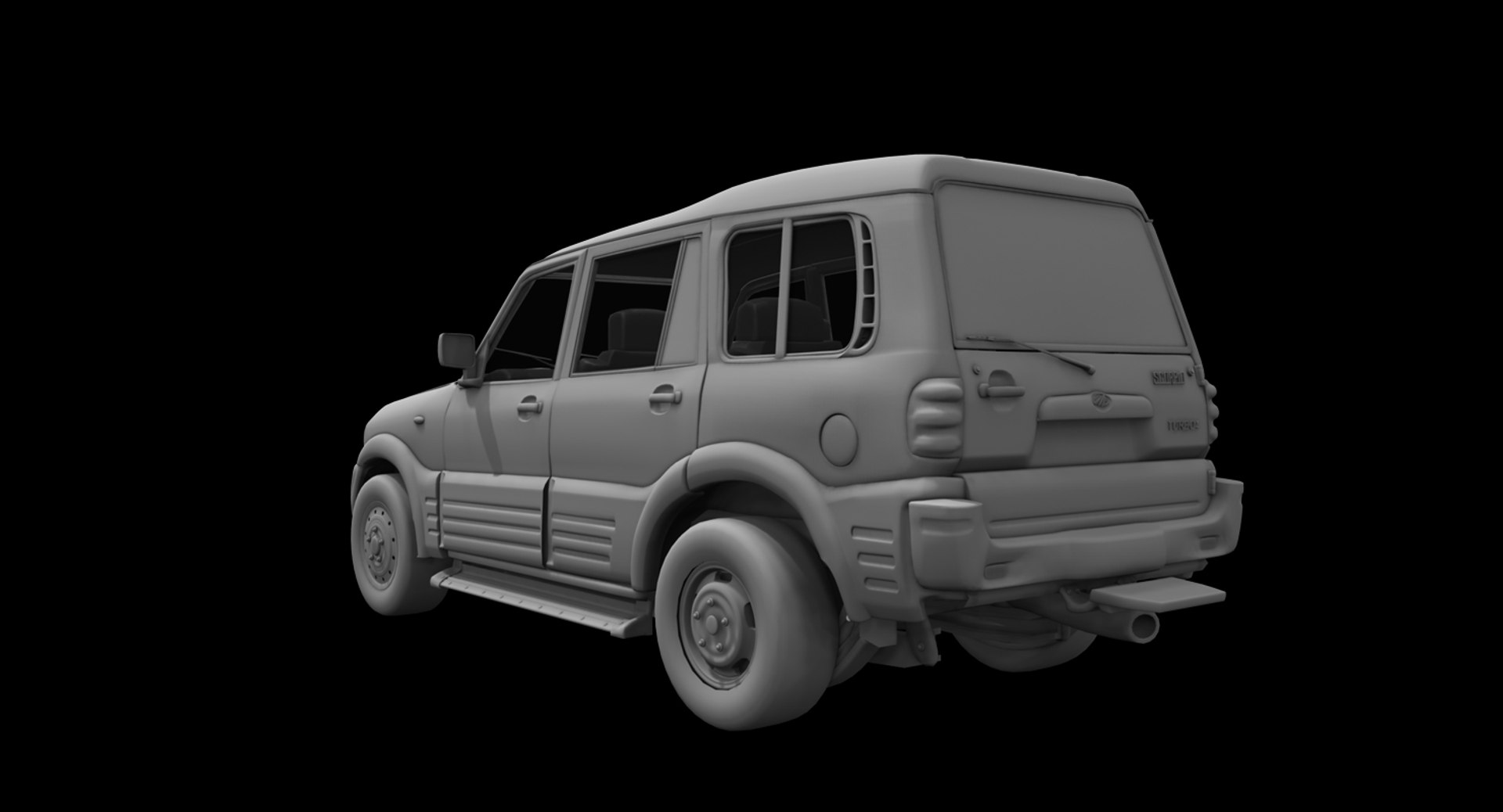 3D Mahindra Scorpio Car Model - TurboSquid 1540807