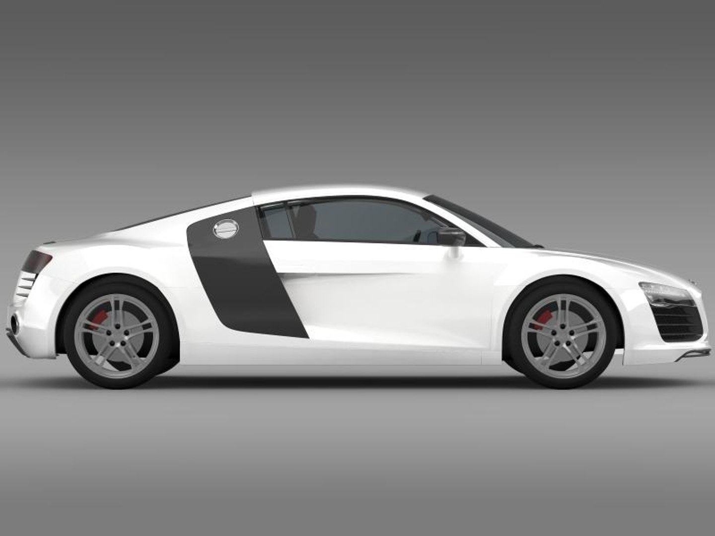 Audi R8 2013 Sports Car 3d Model