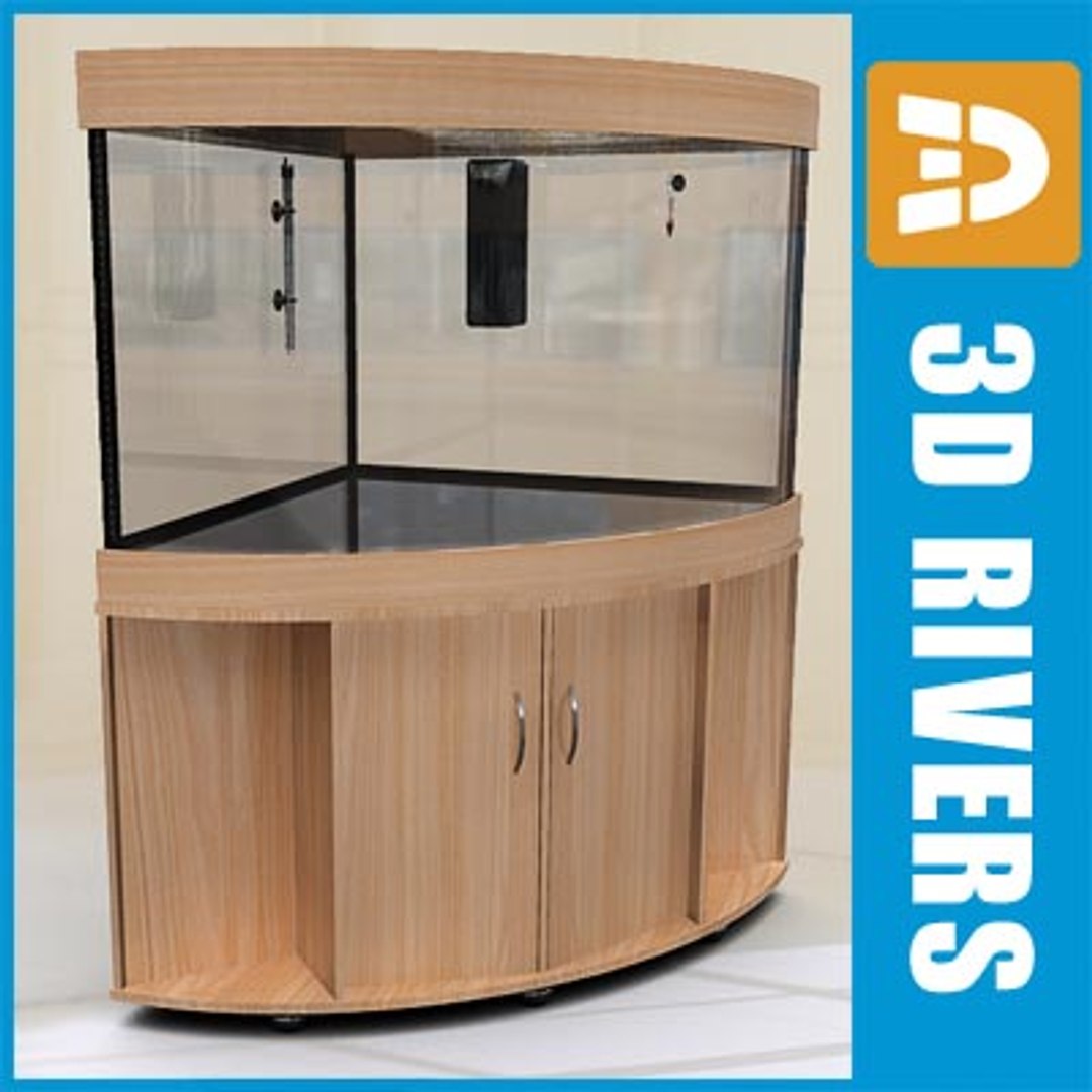 3d corner aquarium