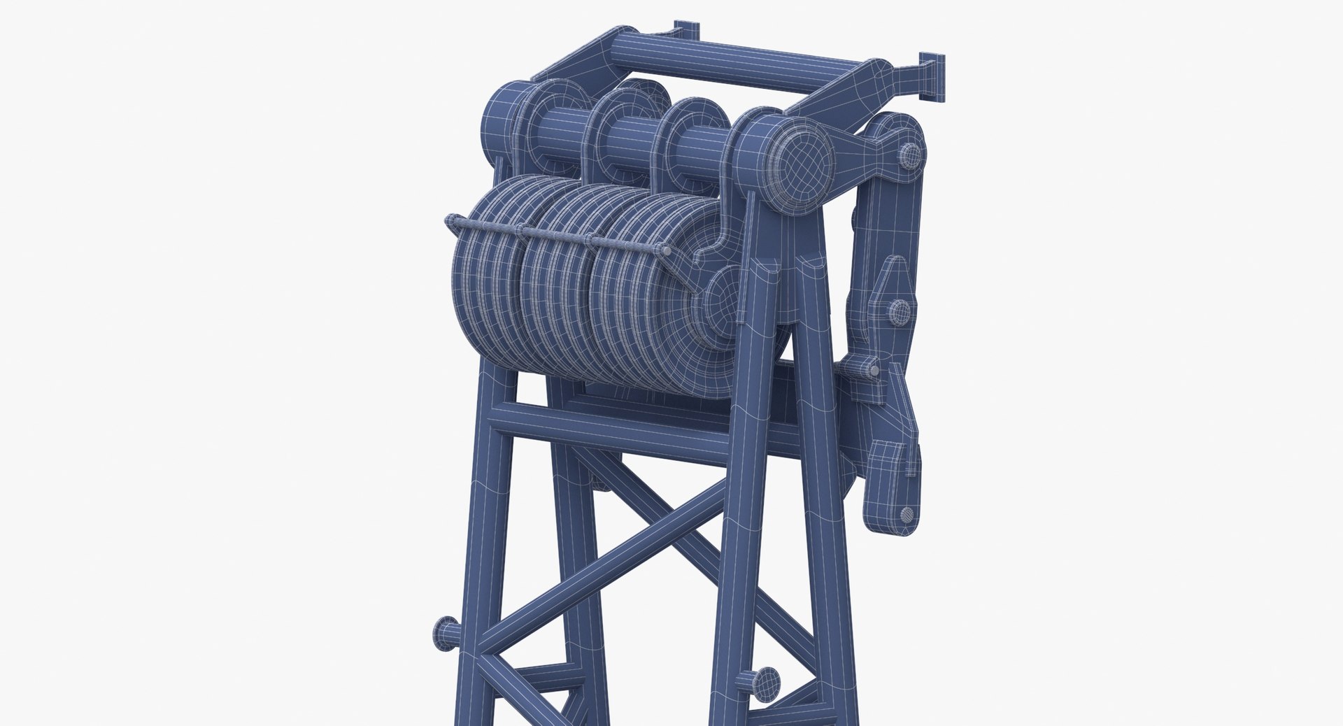 3D Crane Wa Frame 2 Model - TurboSquid 1710547