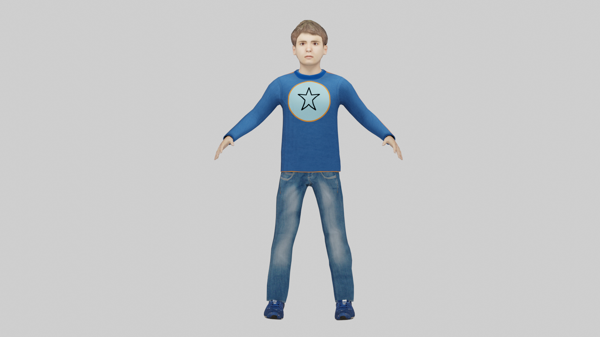3D 10 Years Old Rigged Boy Model - TurboSquid 1785135