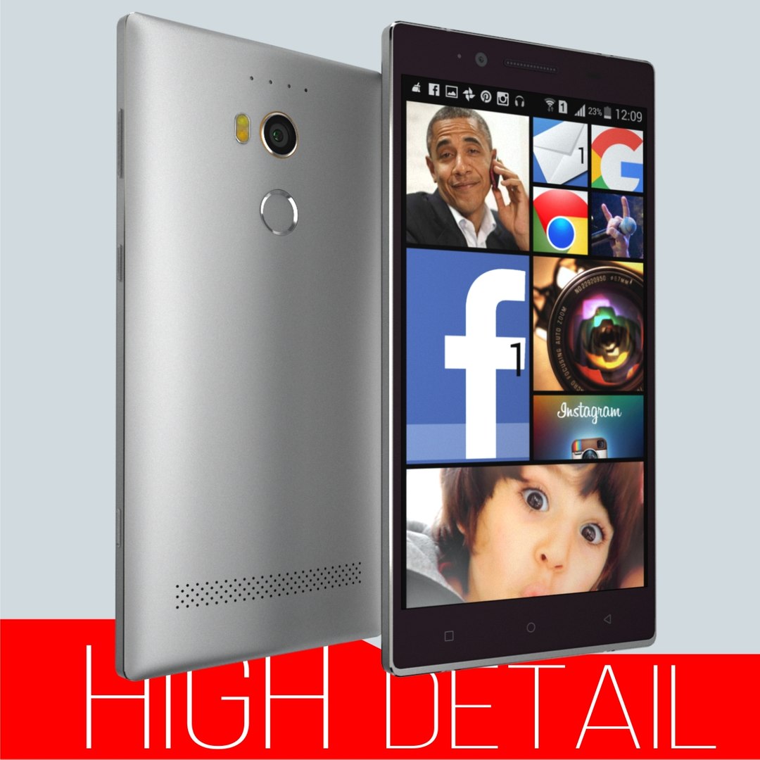 3d realistic cell phone model