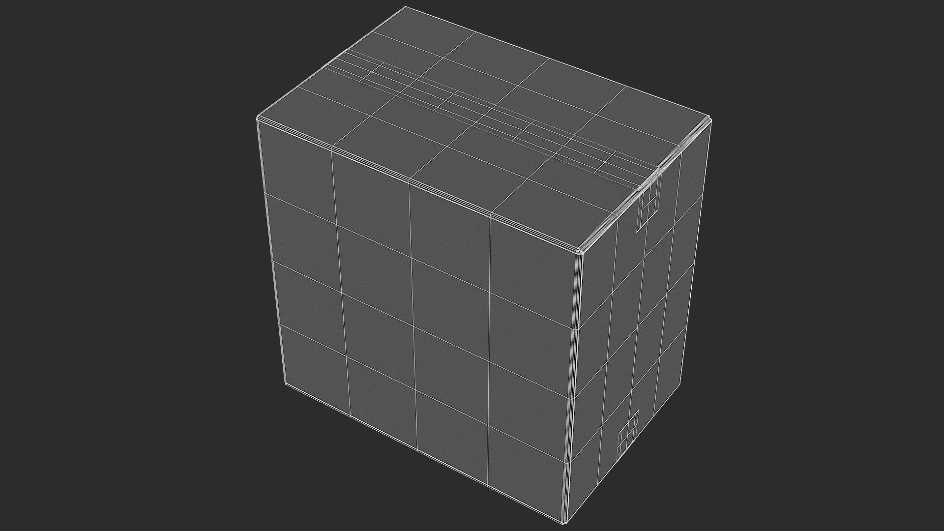 3D Cardboard Box 5 Closed - TurboSquid 2180081