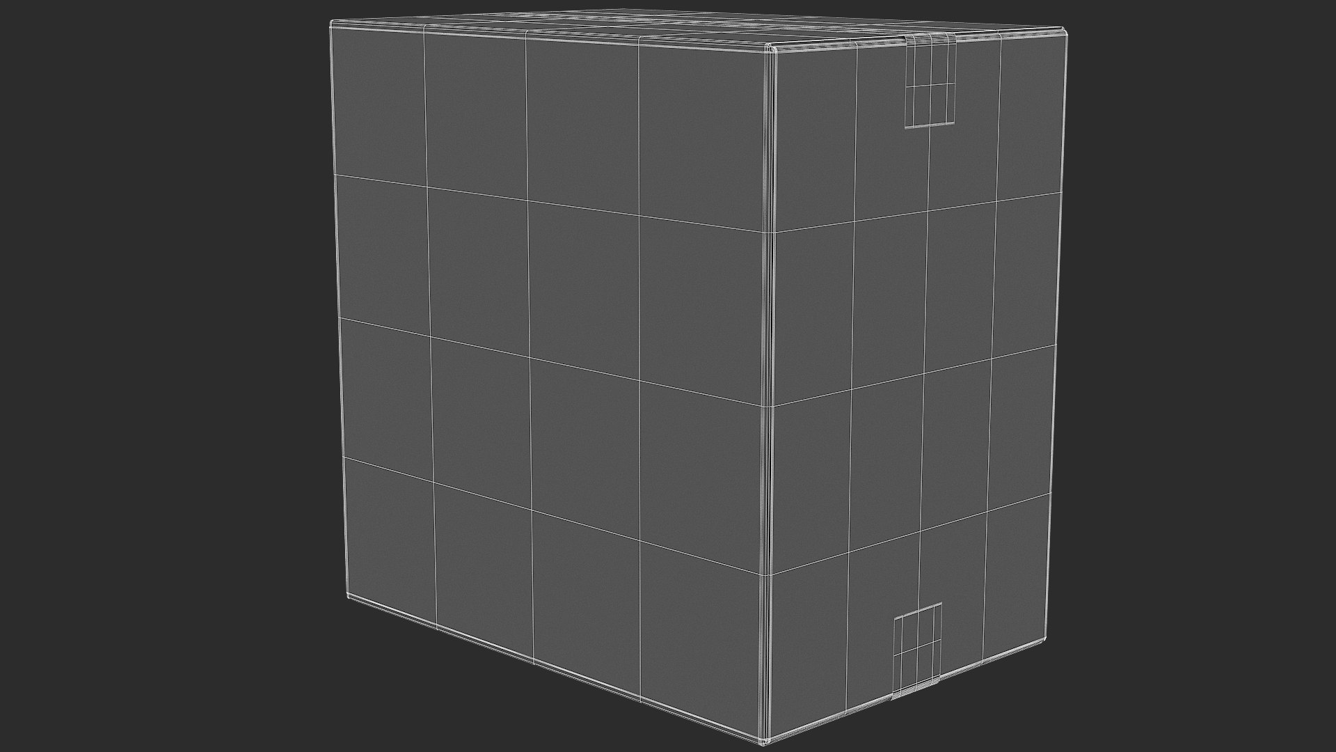 3D Cardboard Box 5 Closed - TurboSquid 2180081