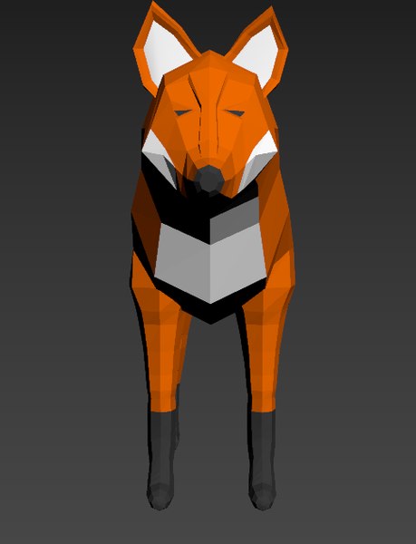 modelo 3d Low Poly Fox (Rigged) gratis - TurboSquid 1382014