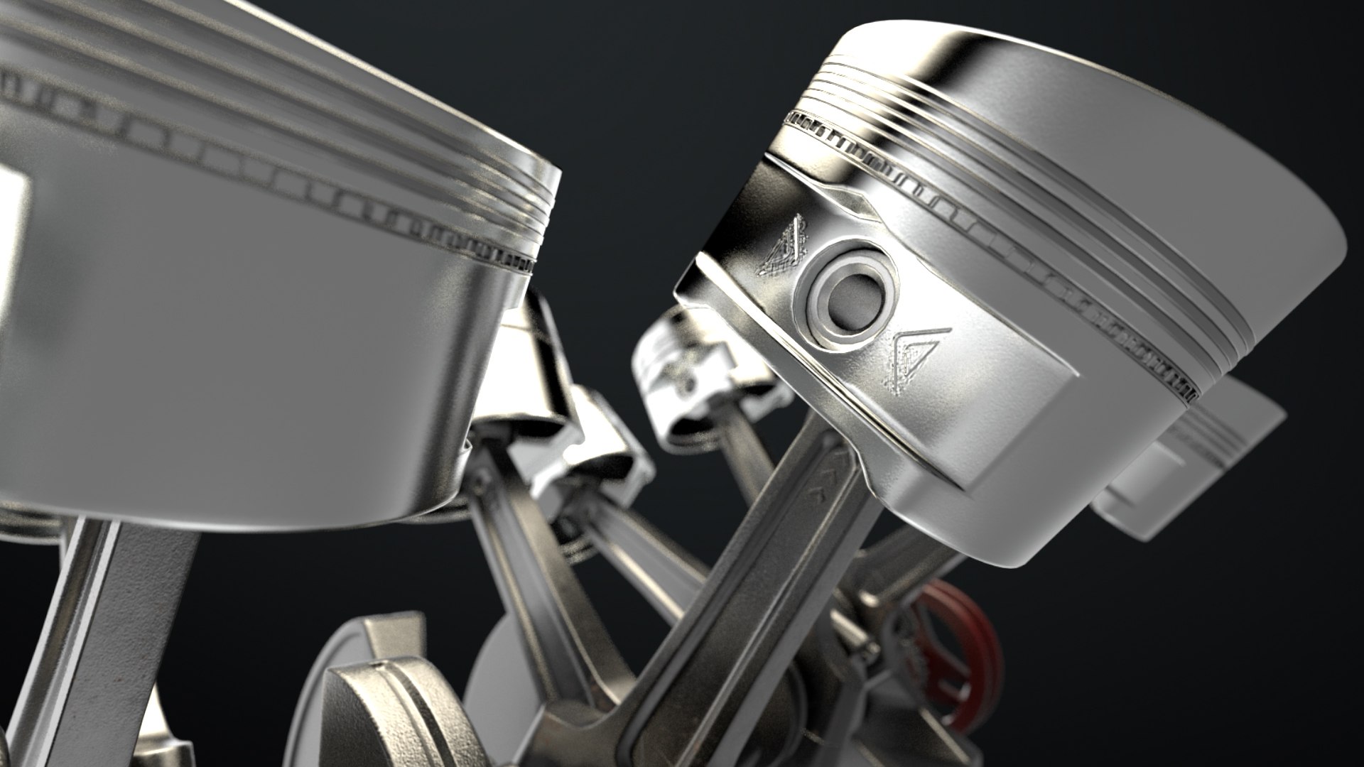 3D W12 Engine Working Animated - TurboSquid 1863631