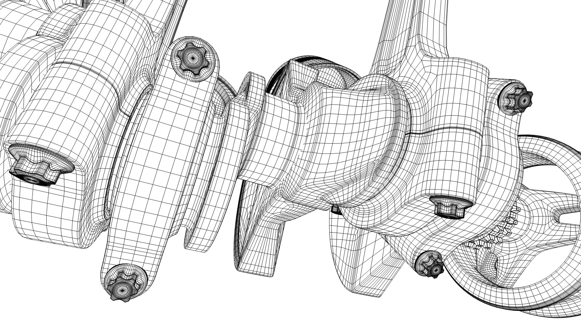 3D W12 Engine Working Animated - TurboSquid 1863631