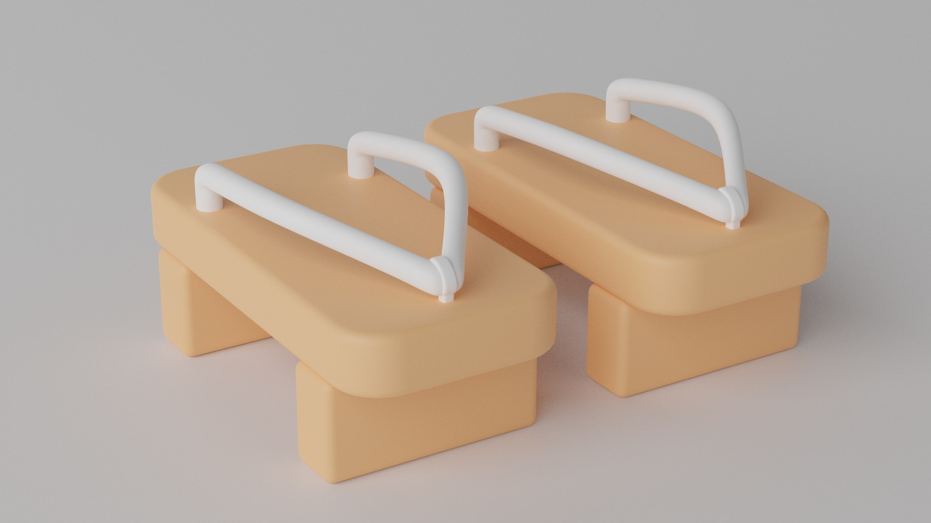 Cartoon Geta Traditional Japanese Clogs 3D - TurboSquid 2076719