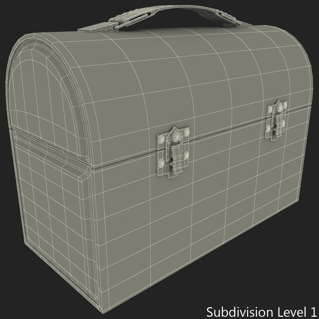3d dome lunch box model