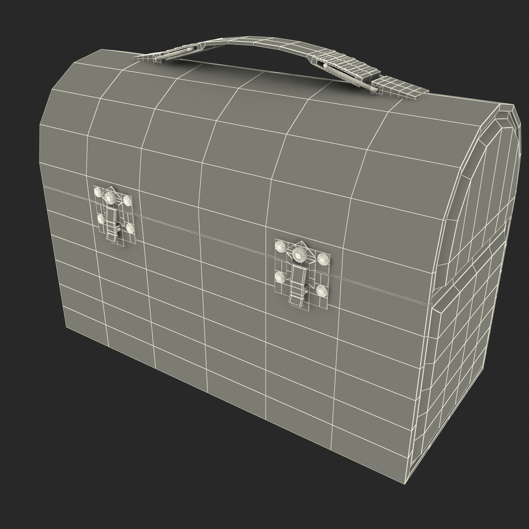 3d Dome Lunch Box Model